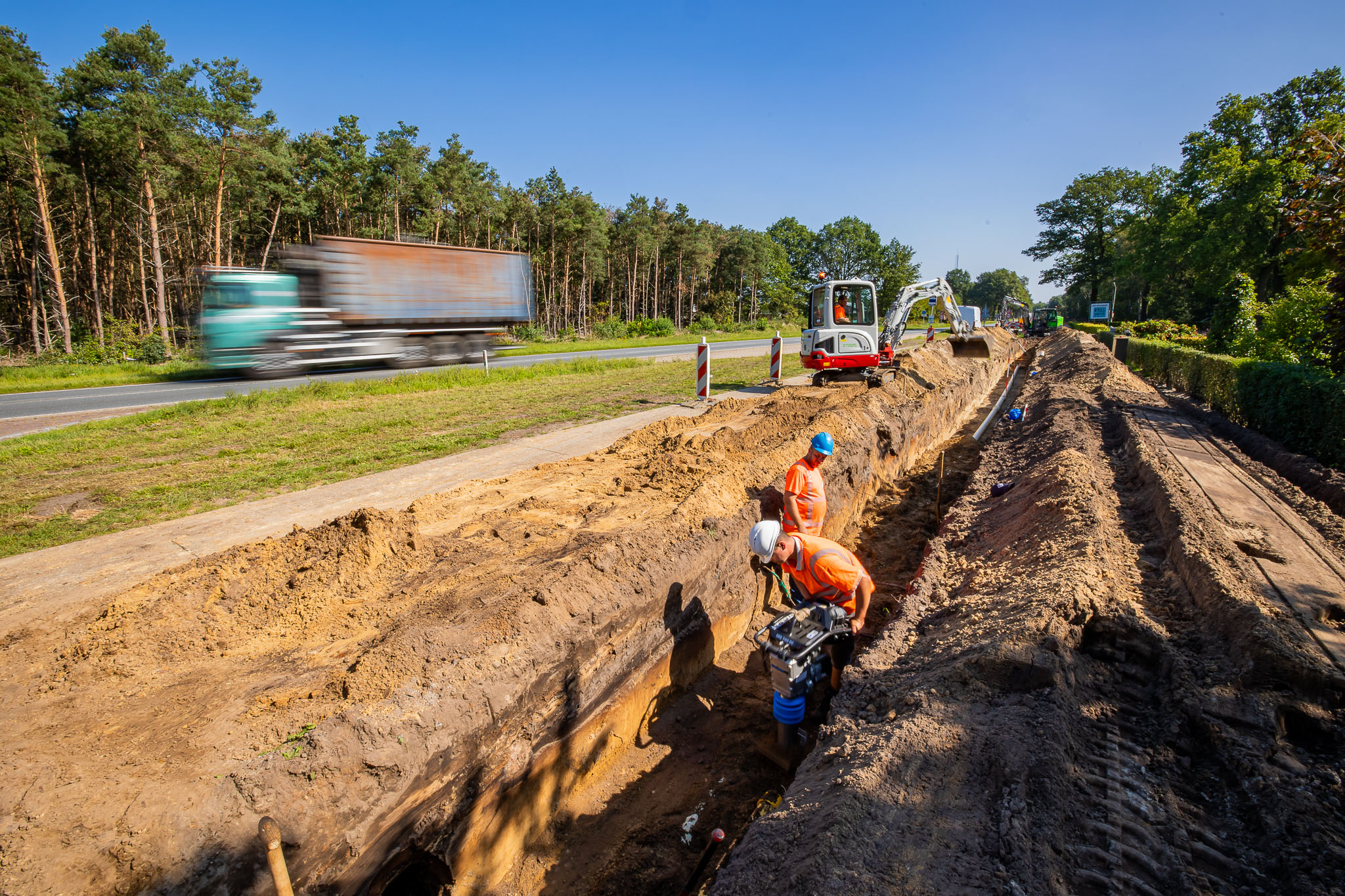 Werkzaamheden Herinrichting N270 Deurne Limburgse Grens Van Start